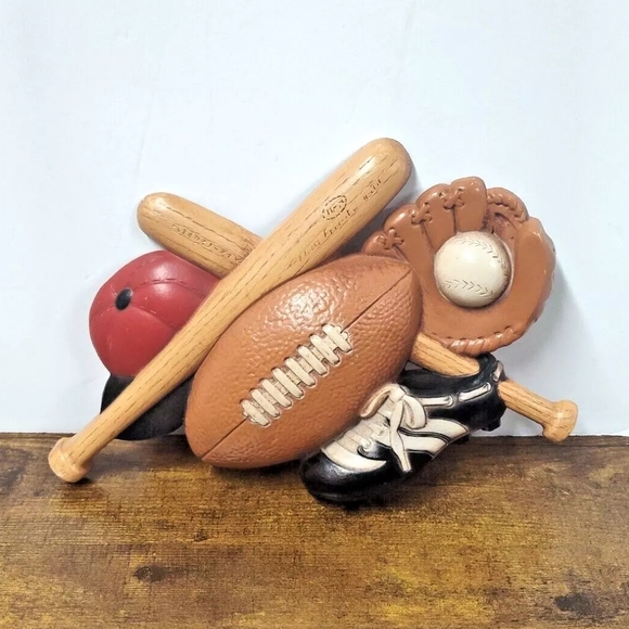 Home Interiors | Wall Decor | Vintage Home Interiors Football Baseball ...